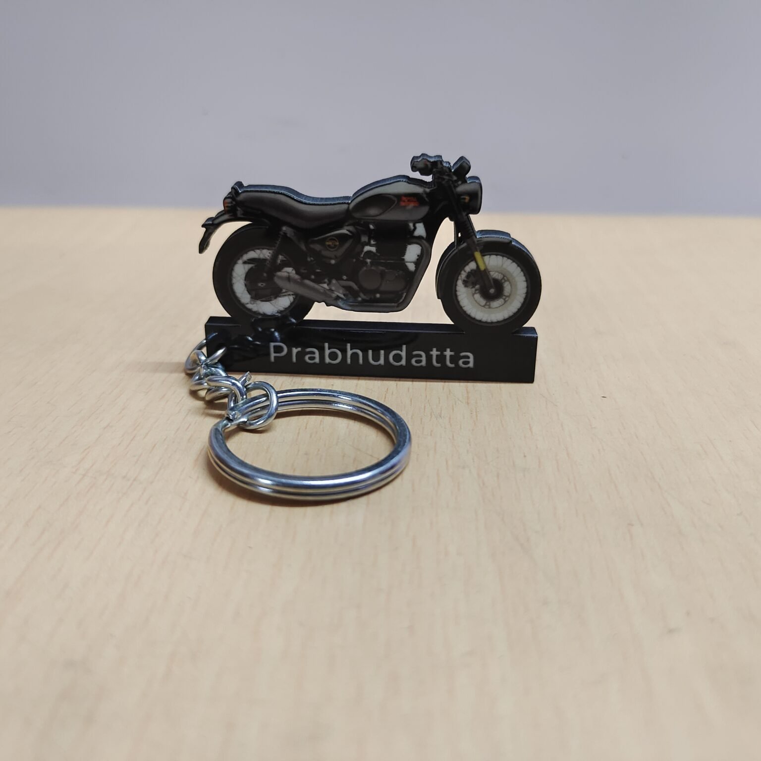 Best Royal Enfield Hunter 350 Factory Black Bike Keychain – Osiyankart